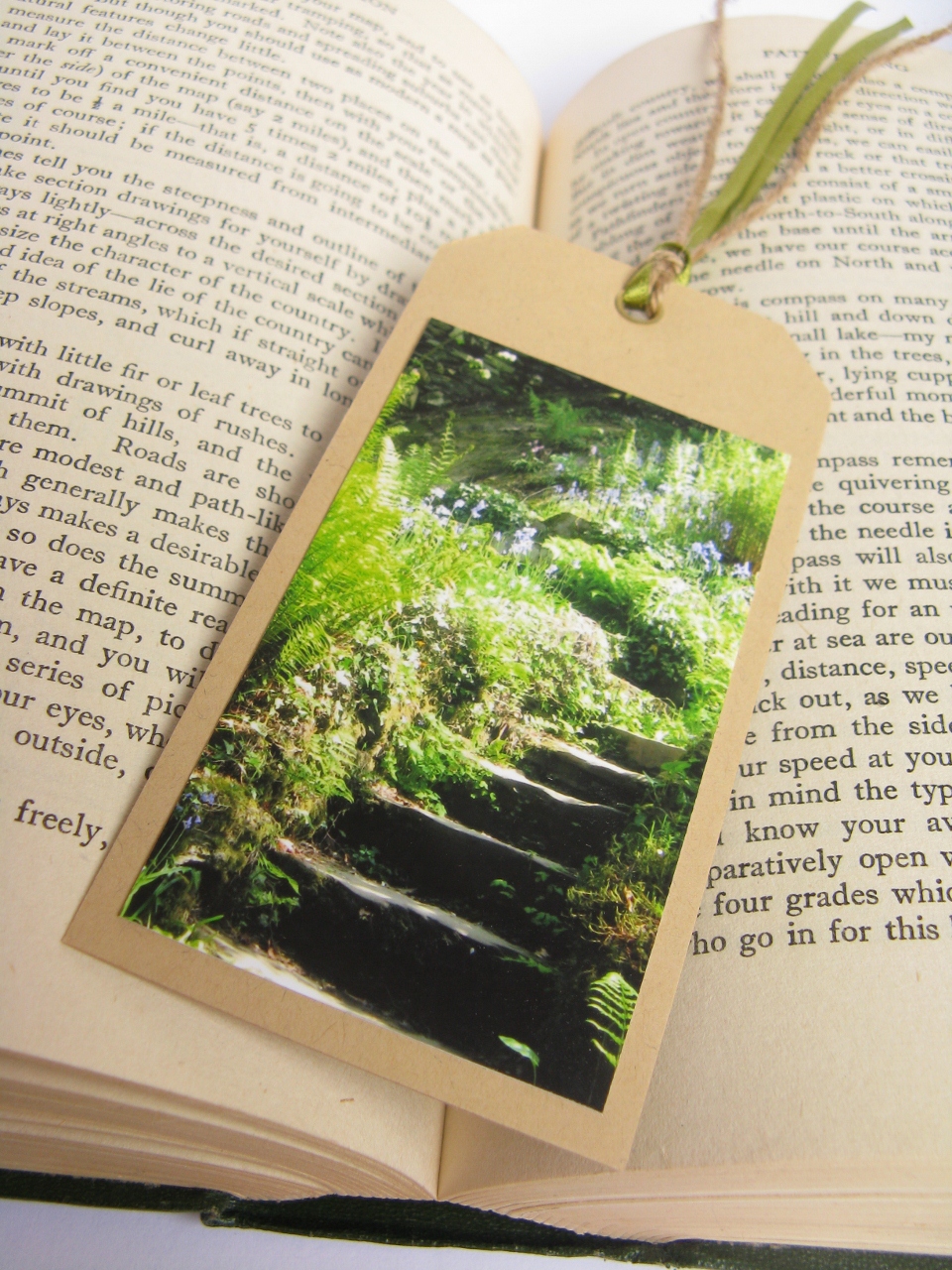 Gorgeous Green Small Bookmark Gift Tags (set Of 2) on Luulla